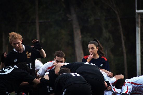 Five women in the middle | Rugby World Cup