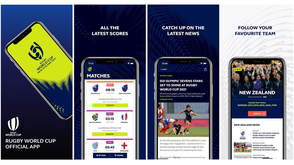 Follow the action with the official Rugby World Cup App | World Rugby