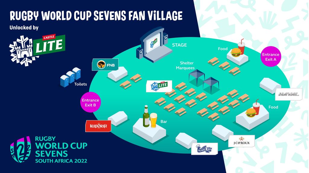 Fan Village, unlocked by Castle Lite | World Rugby