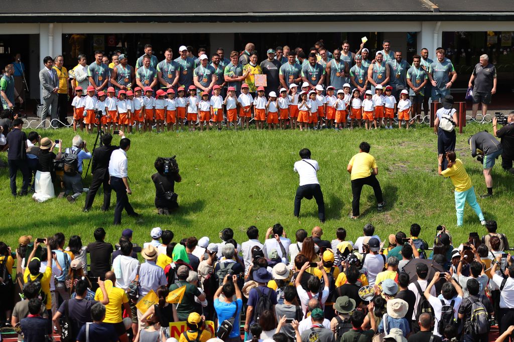 Excitement builds as official Team Welcome Ceremonies begin | World Rugby