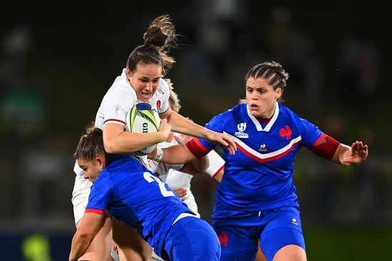Emily Scarratt steers England to victory against France | Rugby World Cup