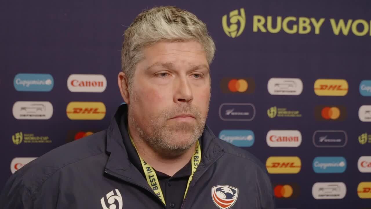 RWC 2021 - Rob Cain, USA coach flash interview
