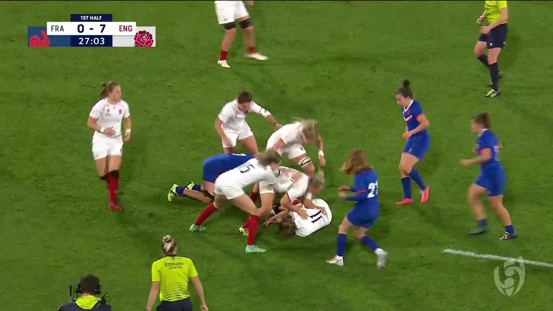 Claudia MacDonald's best moments of the Rugby World Cup 2021 pool stage