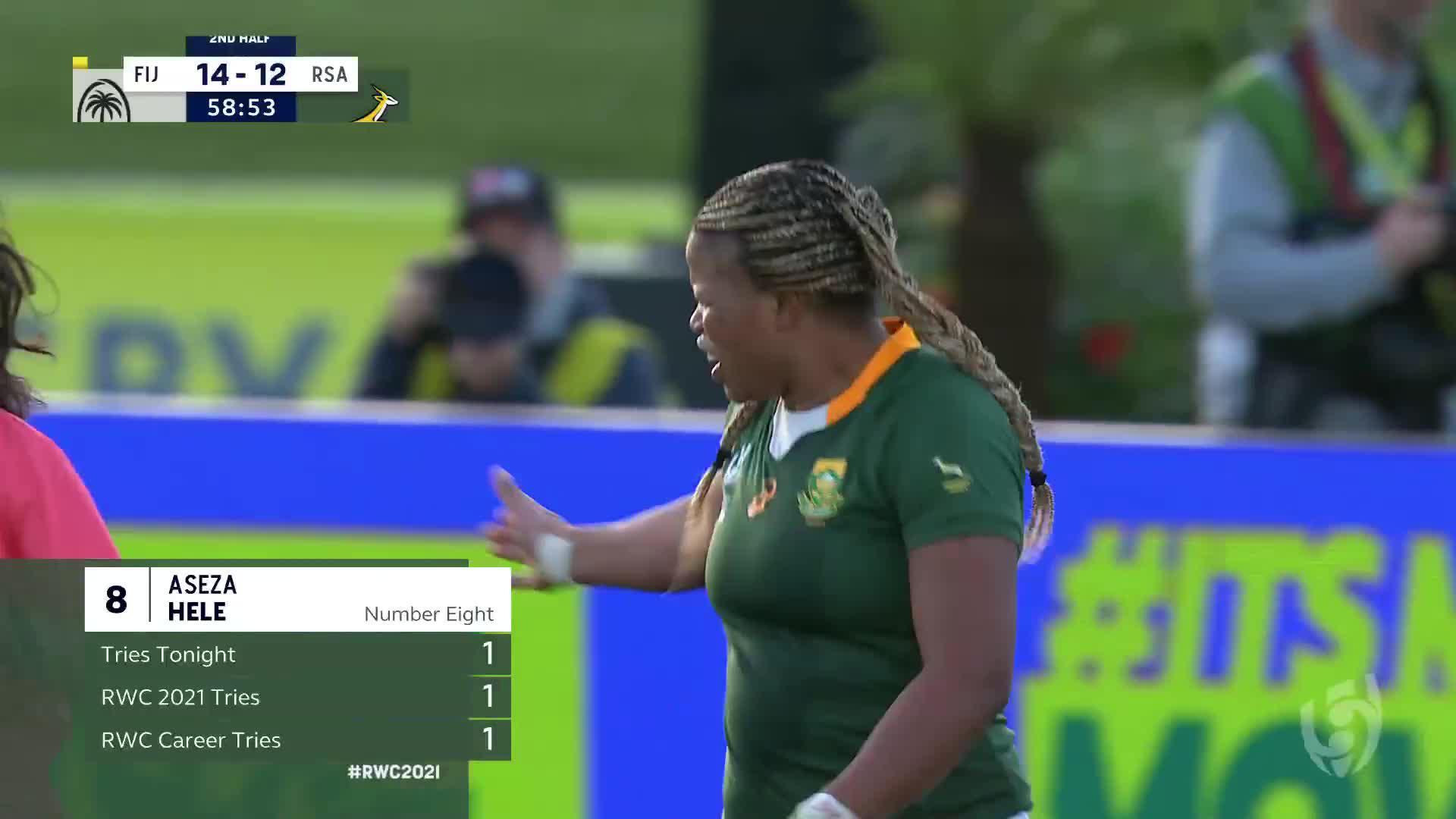 South Africa's best tries at Rugby World Cup 2021