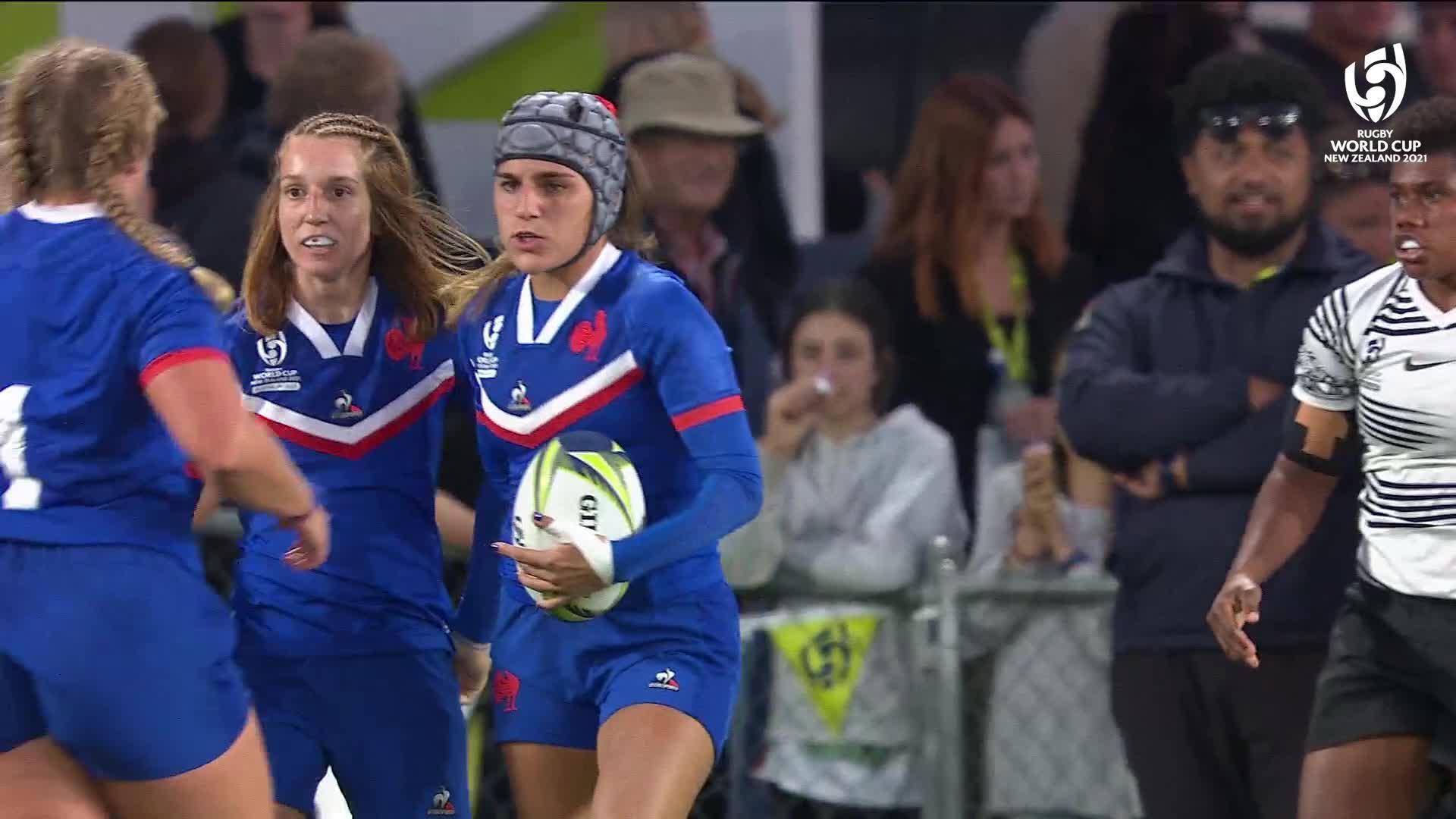 Mastercard Player of the Match - Pauline Bourdon | FRA v FIJ