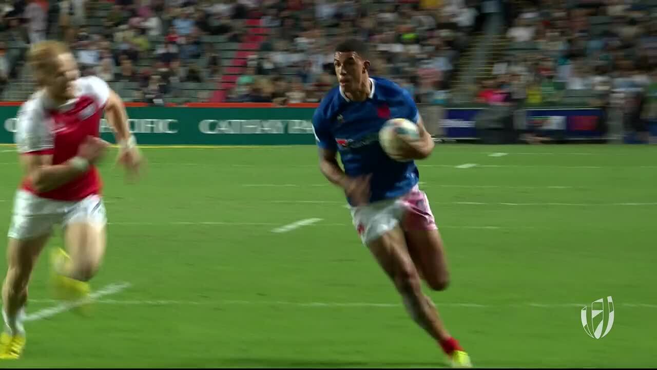 Aaron Grandidier | DHL Impact Moment - HSBC World Rugby Sevens Series