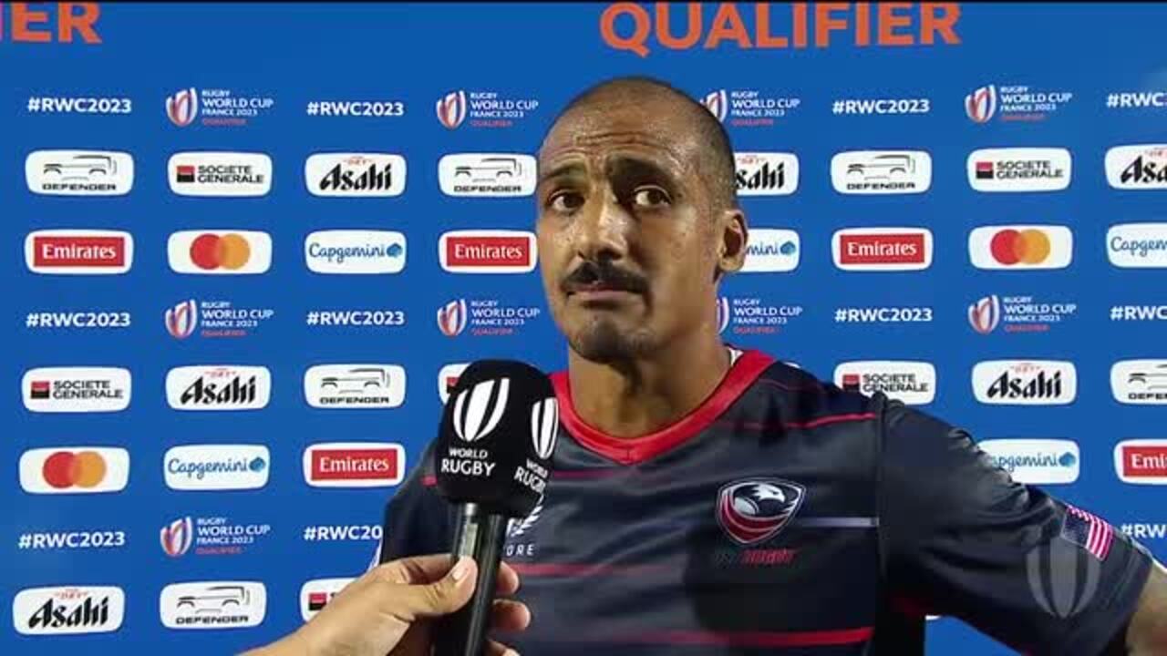 USA Captain Marcel Brache reaction (USA v Kenya) ｜ Rugby World Cup 2023