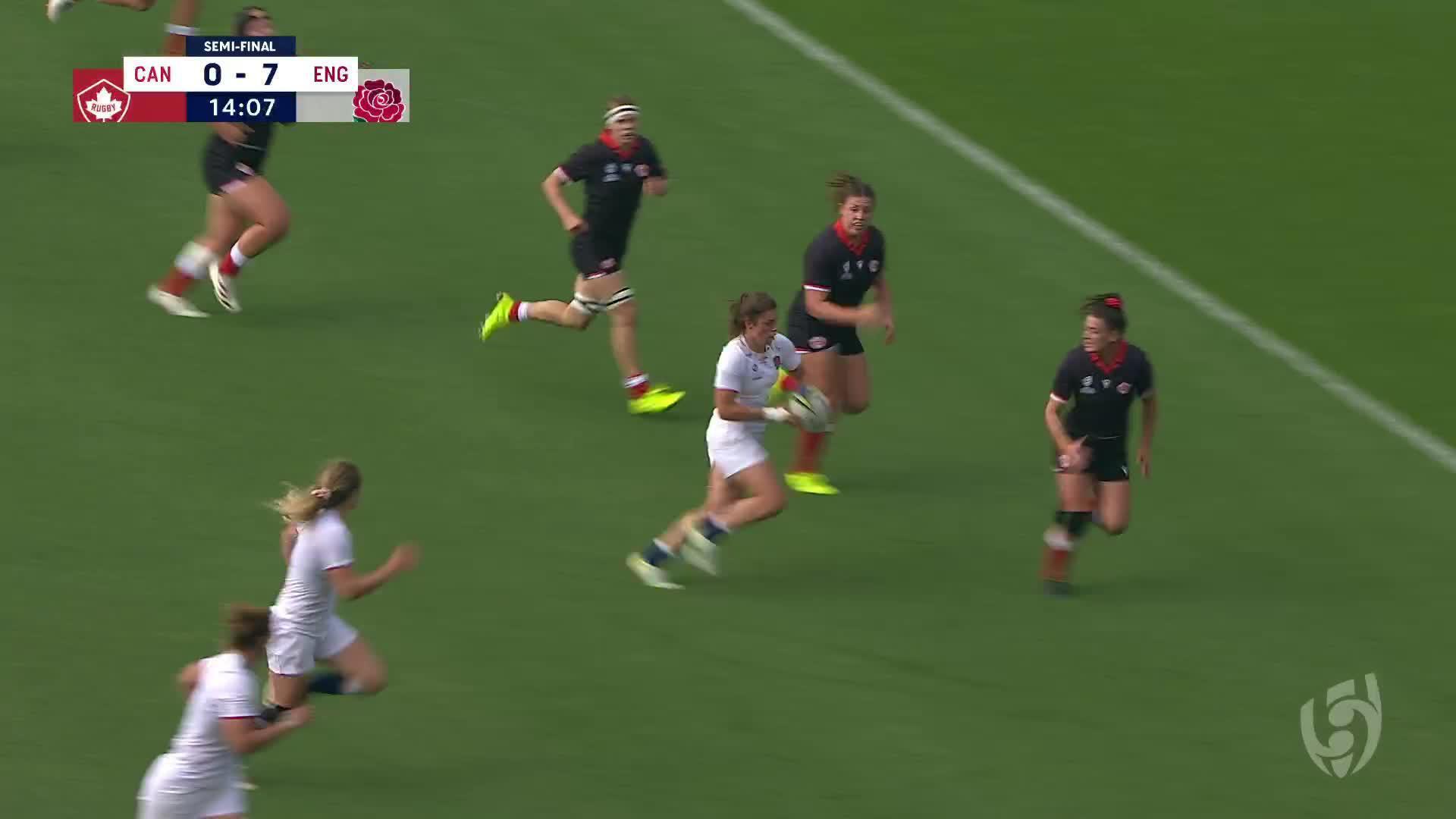 Helena Rowland's Best Moments from the RWC 2021 semi-final